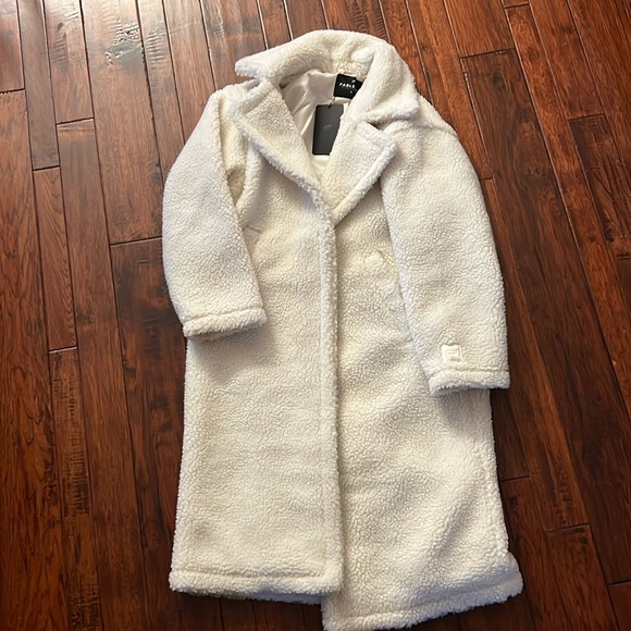 Fabletics | Jackets & Coats | Nwt Fabletics Teddy Bear Long Jacket ...